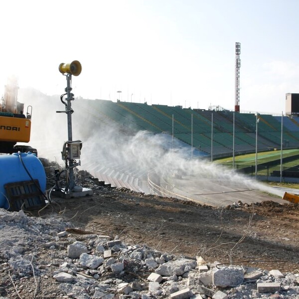 Dust abatement in demolition | Labiotest